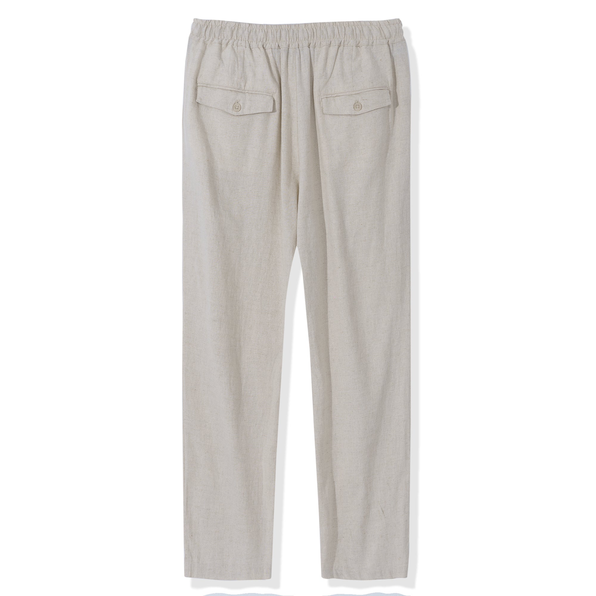 Linen Pant For Men Versatile Linen 5-Pocket Long Pants （Flaxen） – Yiume ...