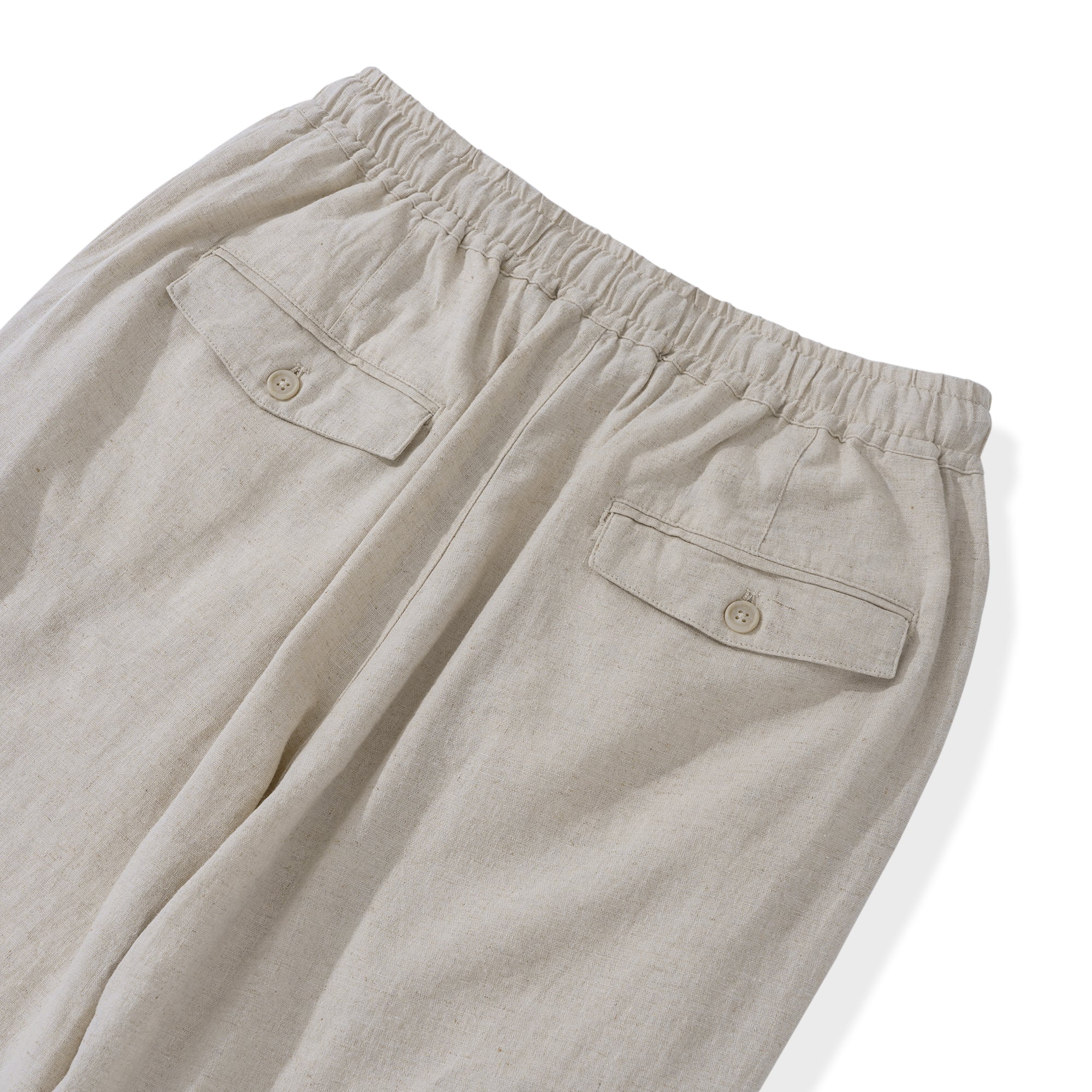 Linen Pant For Men Versatile Linen 5-Pocket Long Pants （Flaxen） – Yiume ...